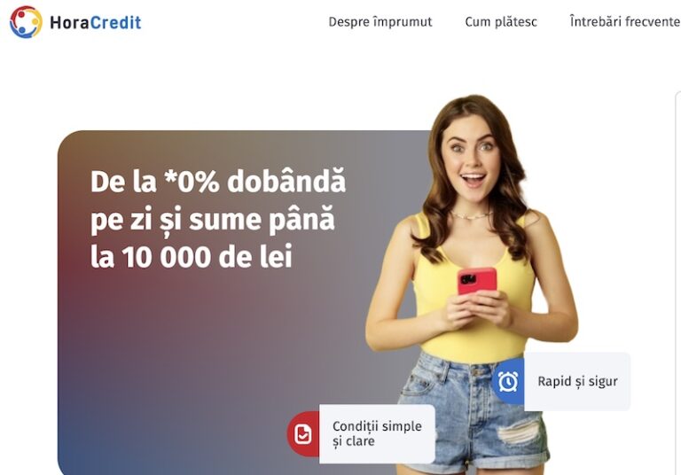 Am cerut la Hora Credit un imprumut cu 0% dobanda, dar am primit o ...